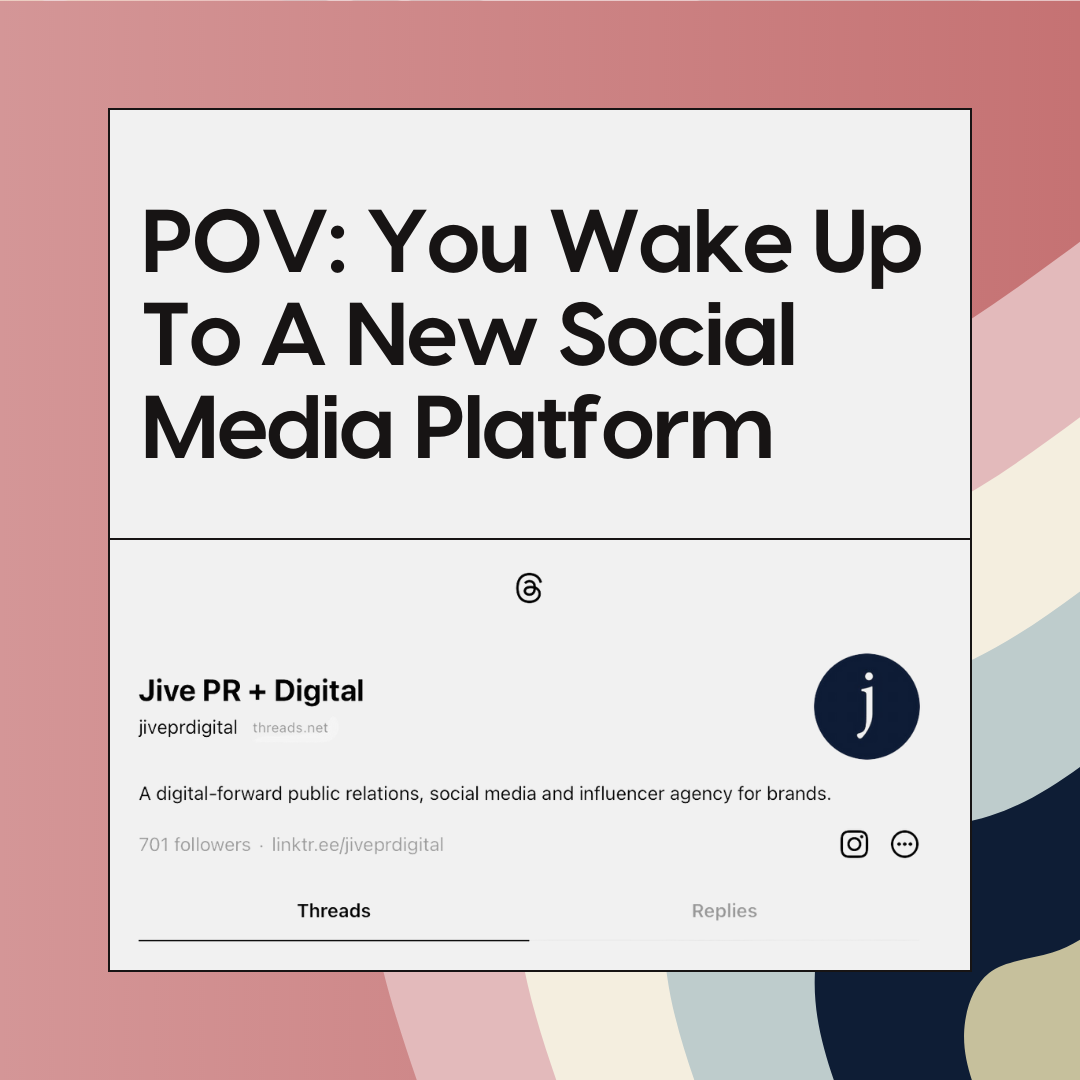 How we really feel about threads - Jive PR + Digital